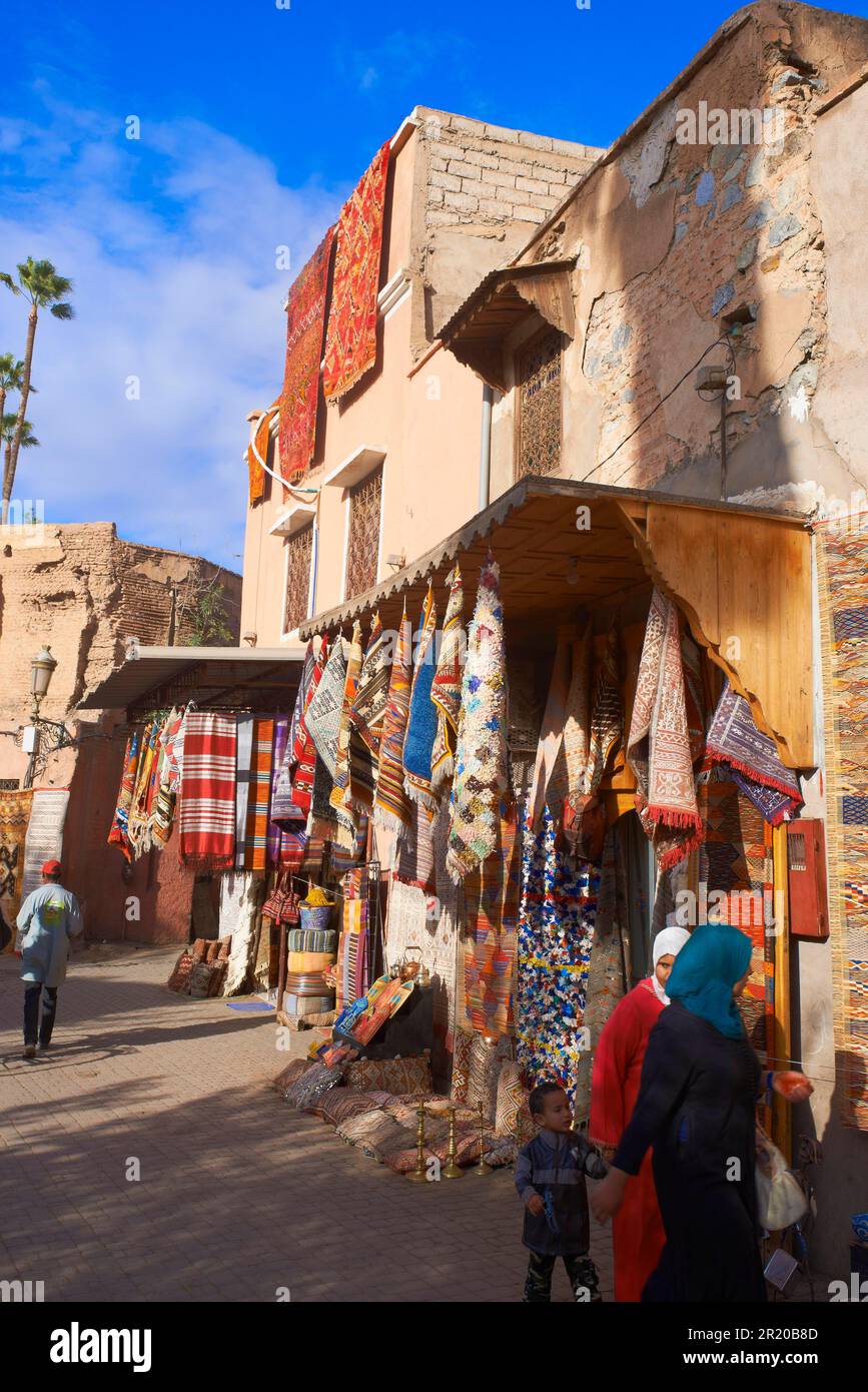 Souk, Traditional Market, Rahba Kedima Square, Place des epices, Medina ...