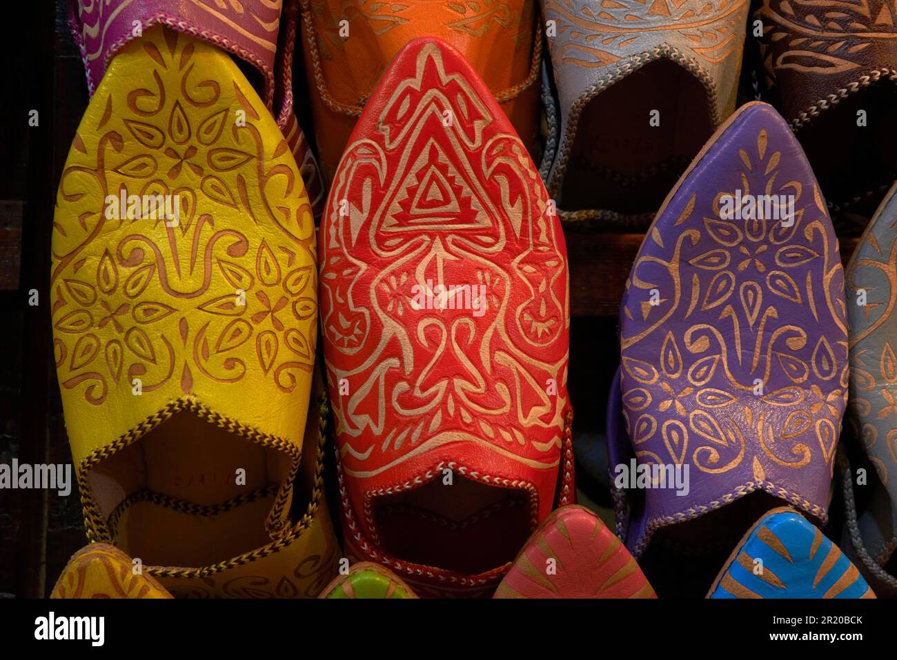 Babouches, Traditional Footwear, Medina, Marrakech, Souk, UNESCO World ...