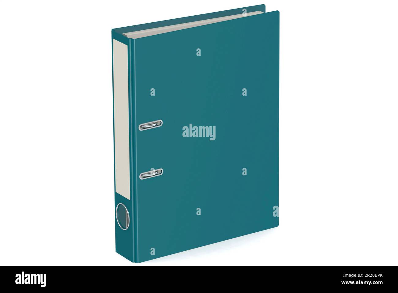 Blue office file folder isolated, 3d rendering Stock Photo - Alamy
