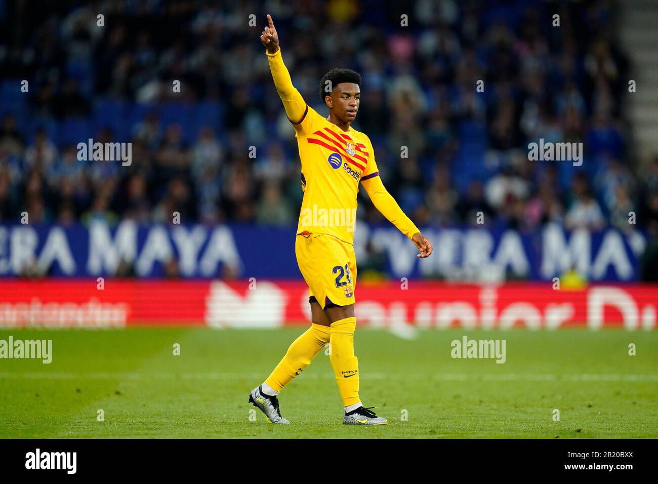 Alejandro Balde of FC Barcelona during the La Liga match between RCD ...