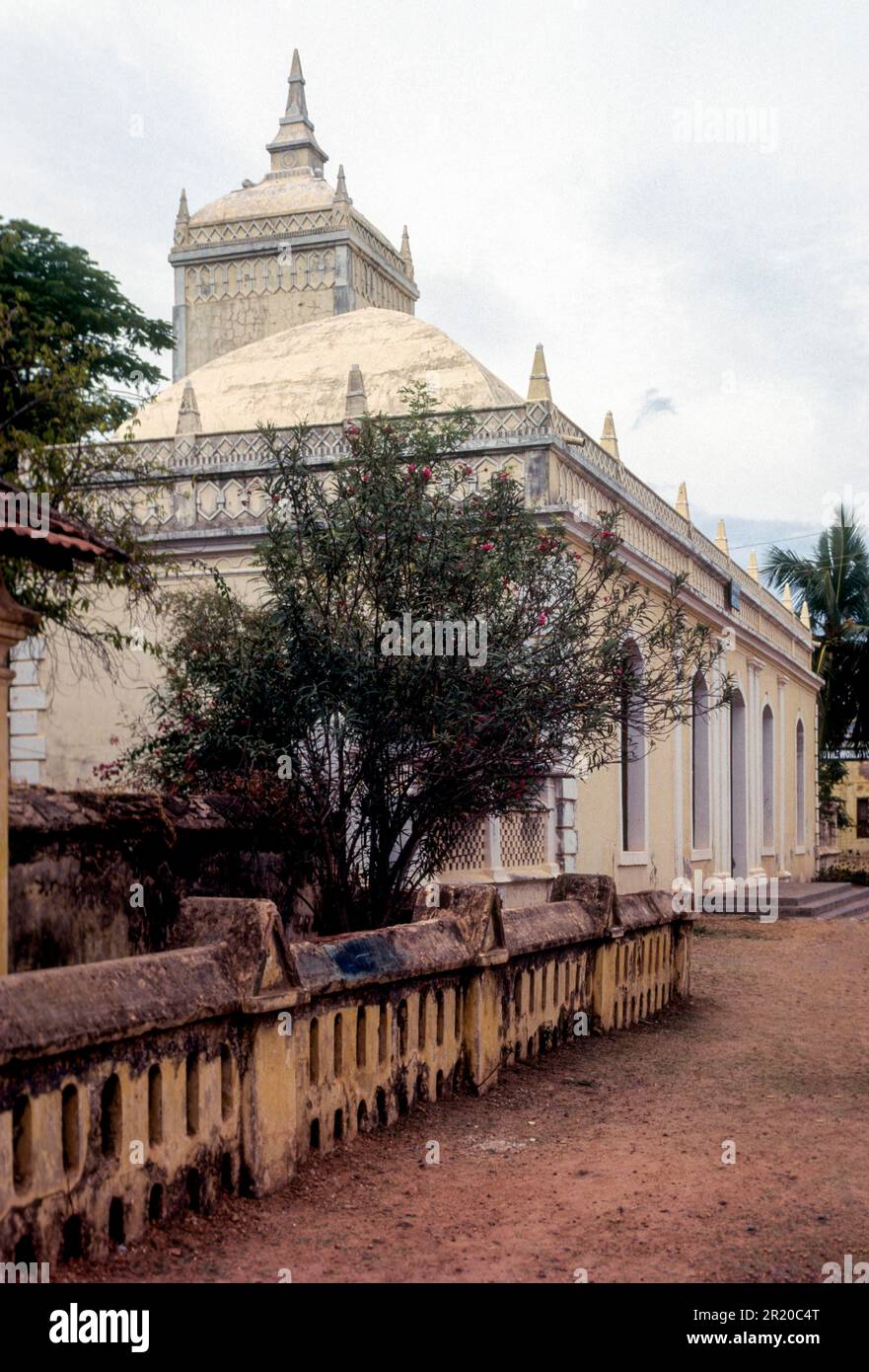 C.S.I Zion Church built in 1701 at Tranquebar Tharangambadi, Tamil Nadu ...