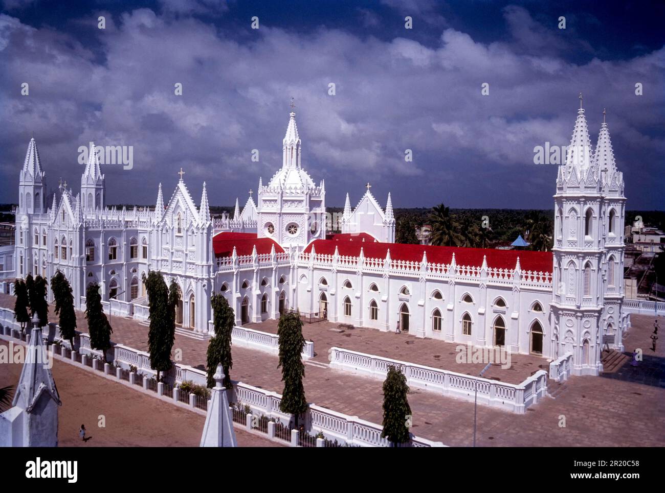 Basilica of Our Lady of Good Health at Velankanni Velanganni on the ...