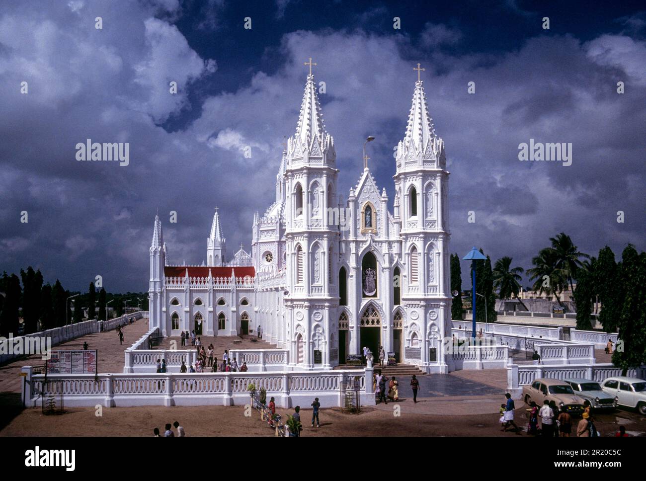 Basilica of Our Lady of Good Health at Velankanni Velanganni on the ...