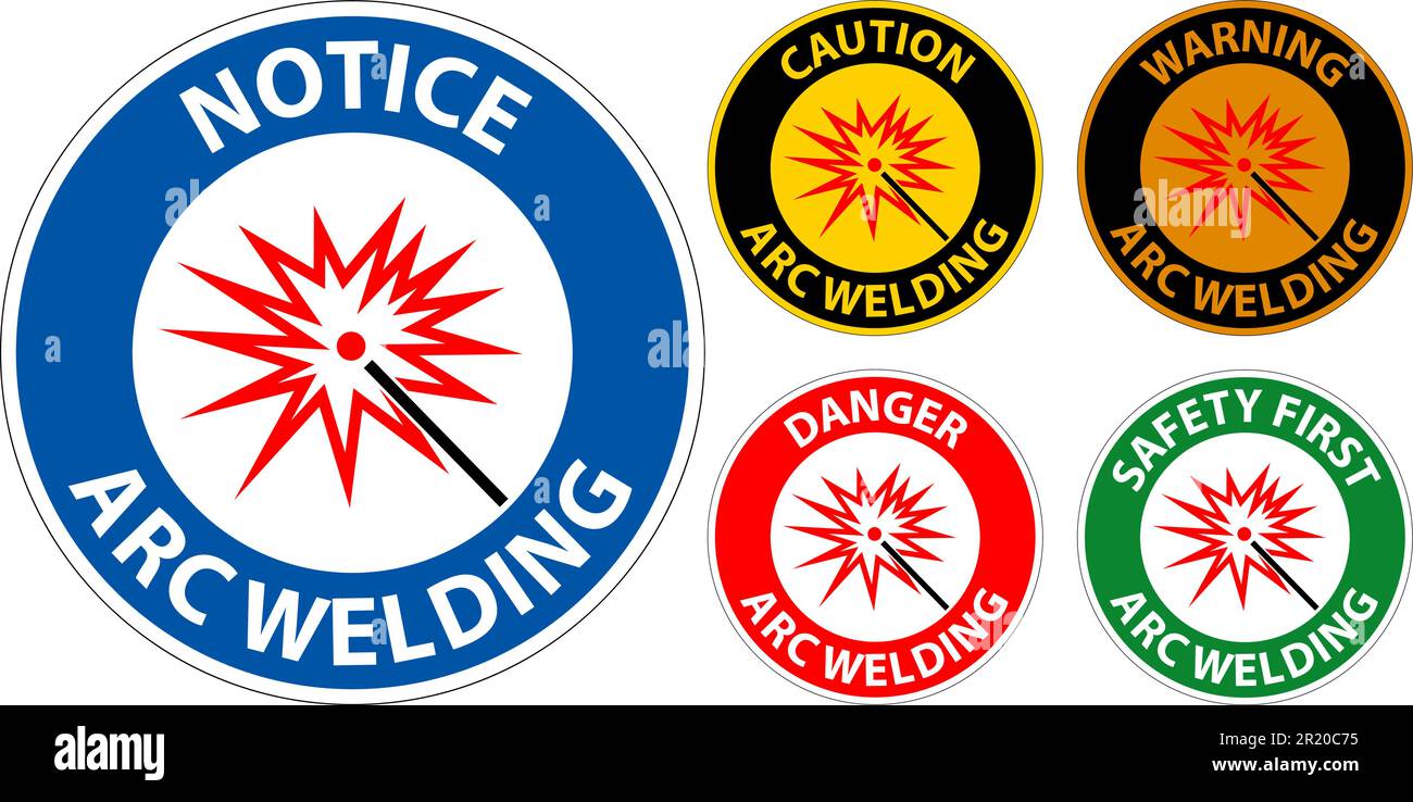 Arc welding Stock Vector Images - Alamy