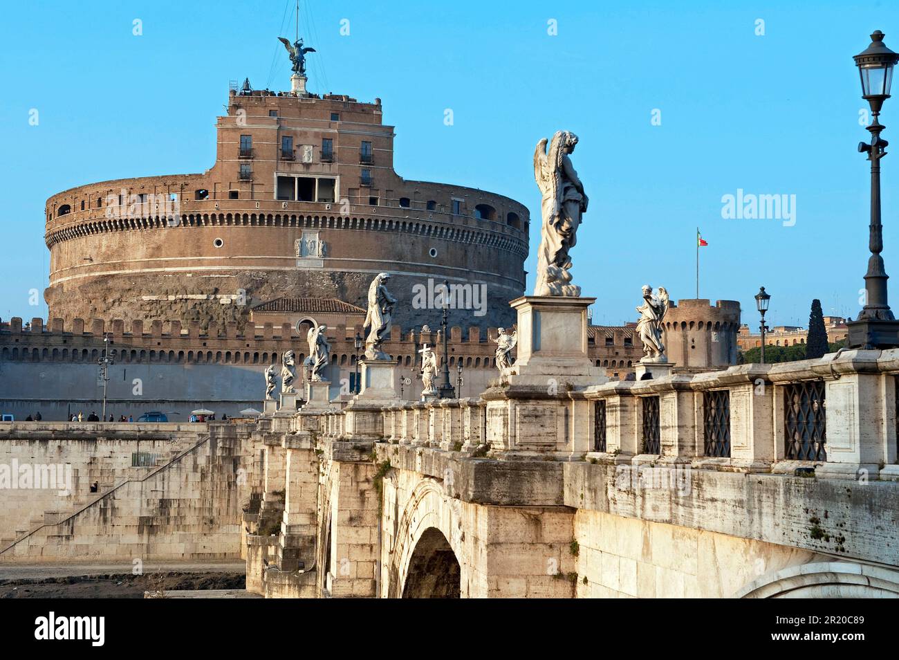 Bridge of angels, St. Angel Bridge, Castle of the Holy Angel, Castel ...