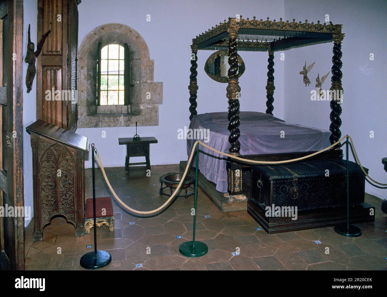Columbus Palace, Hispaniola Island, Caribbean, America, Bedroom, Old ...