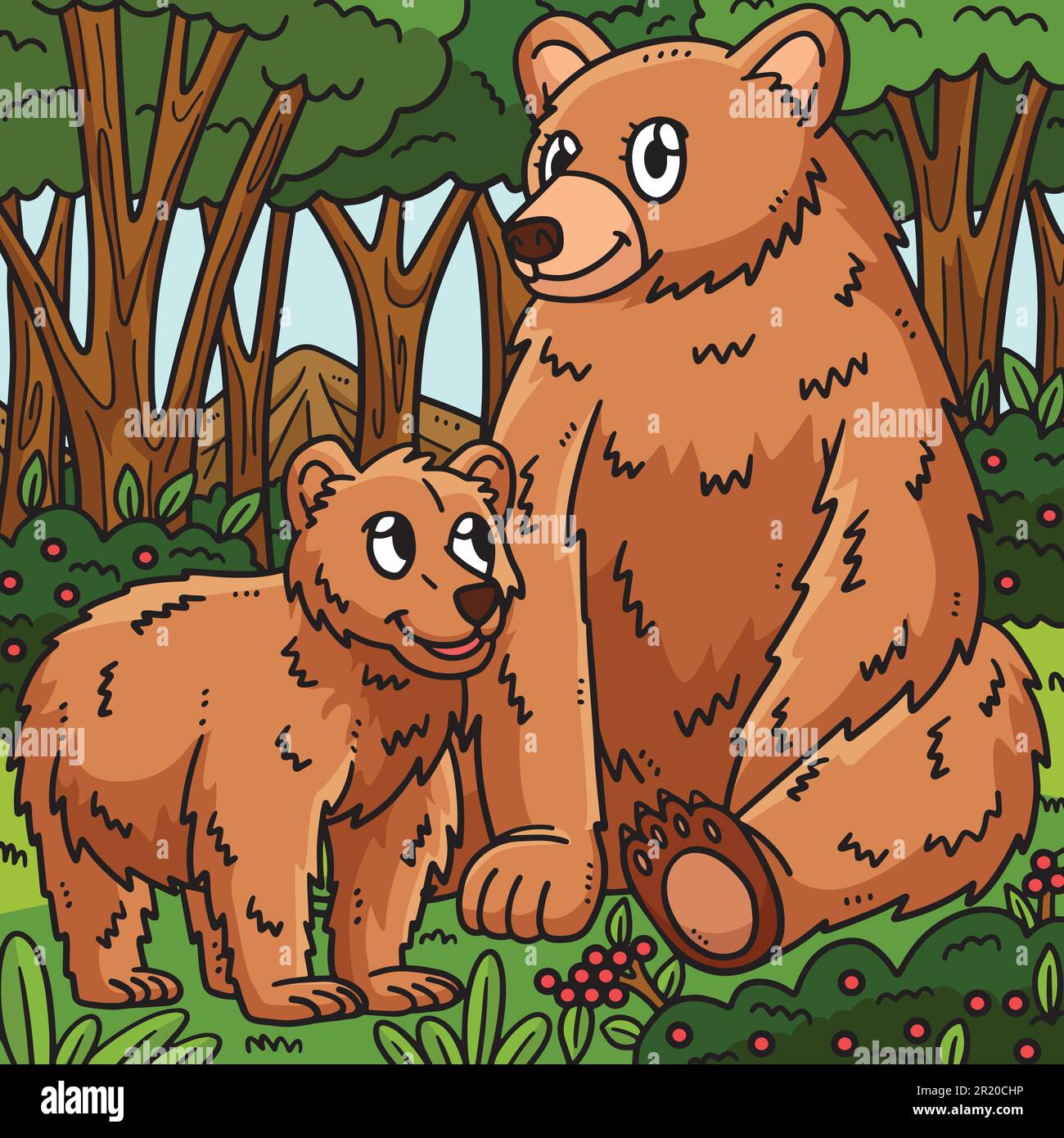 Sow bear Stock Vector Images - Alamy