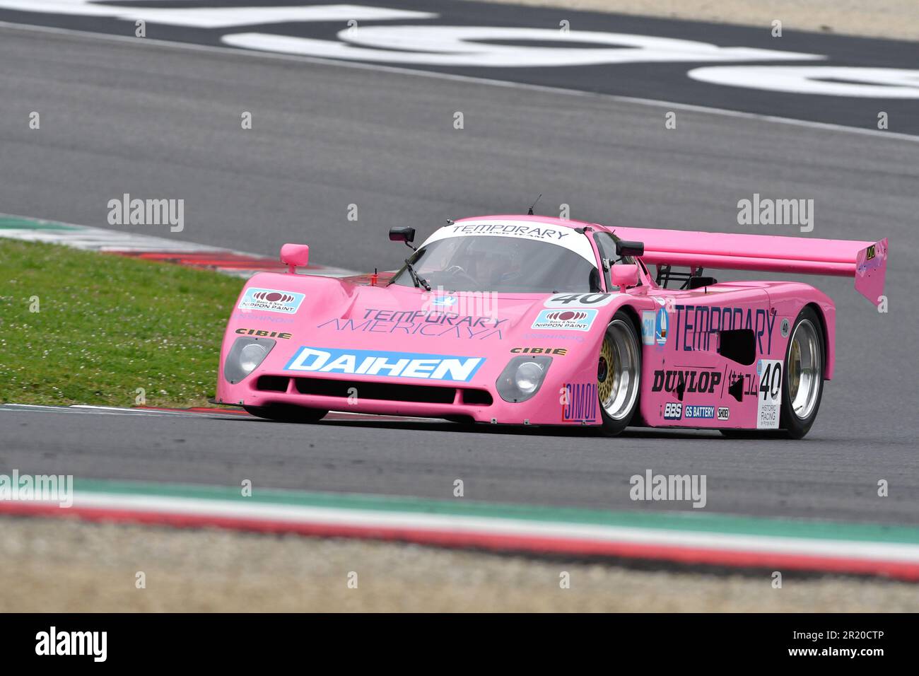 Scarperia, 2 April 2023: Spice SE90P year 1990 in action during Mugello ...