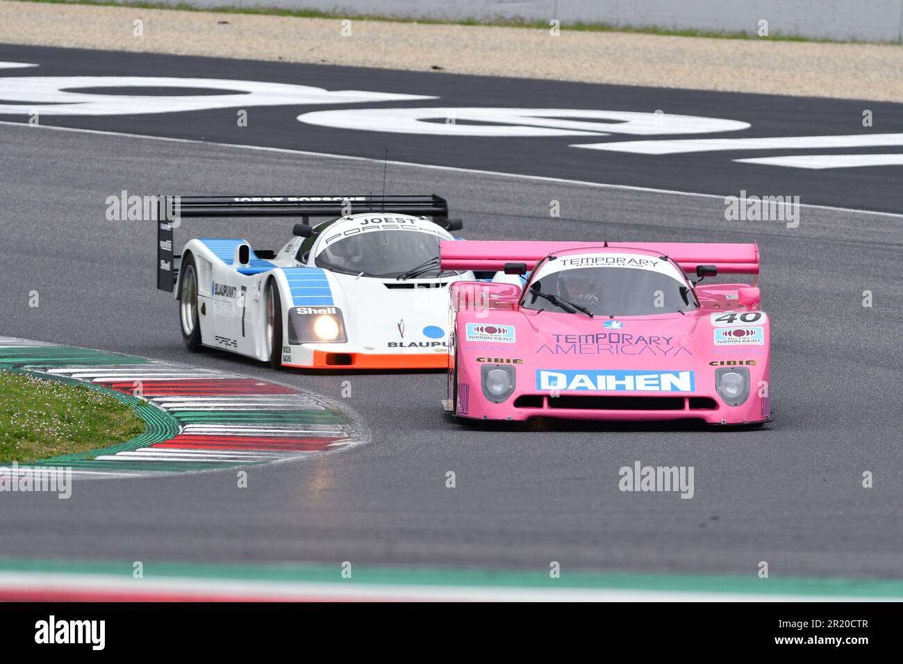 Scarperia, 2 April 2023: Spice SE90P year 1990 in action during Mugello ...