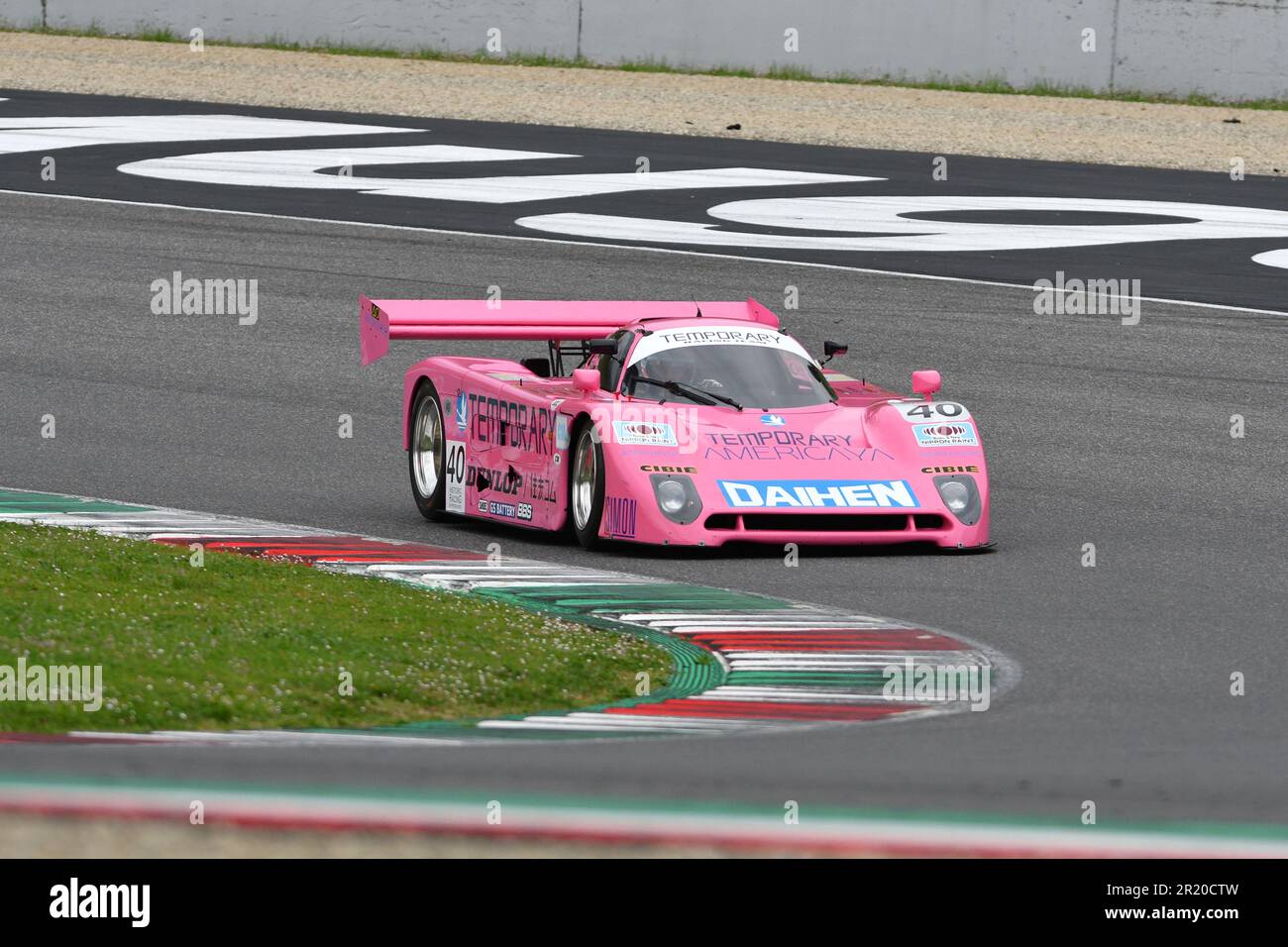 Scarperia, 2 April 2023: Spice SE90P year 1990 in action during Mugello ...