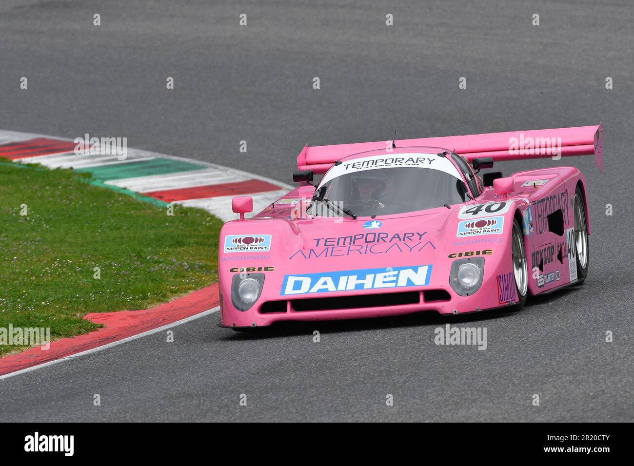 Scarperia, 2 April 2023: Spice SE90P year 1990 in action during Mugello ...