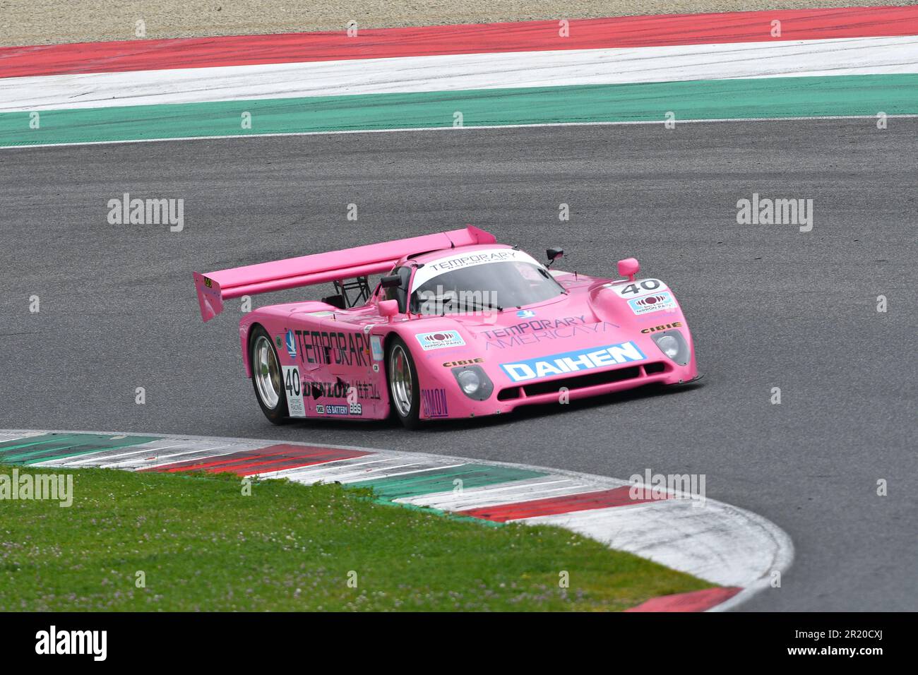 Scarperia, 2 April 2023: Spice SE90P year 1990 in action during Mugello ...