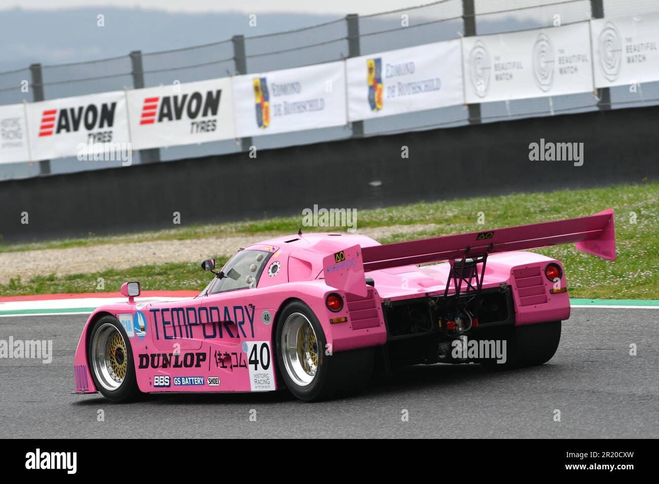 Scarperia, 2 April 2023: Spice SE90P year 1990 in action during Mugello ...