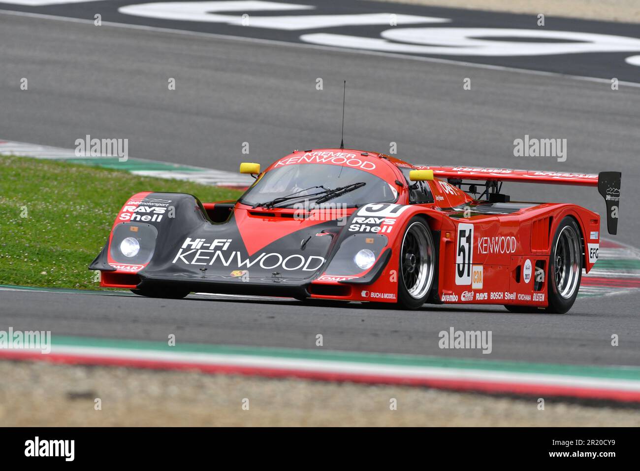 Scarperia, 2 April 2023: Porsche 962 C year 1991 in action during ...