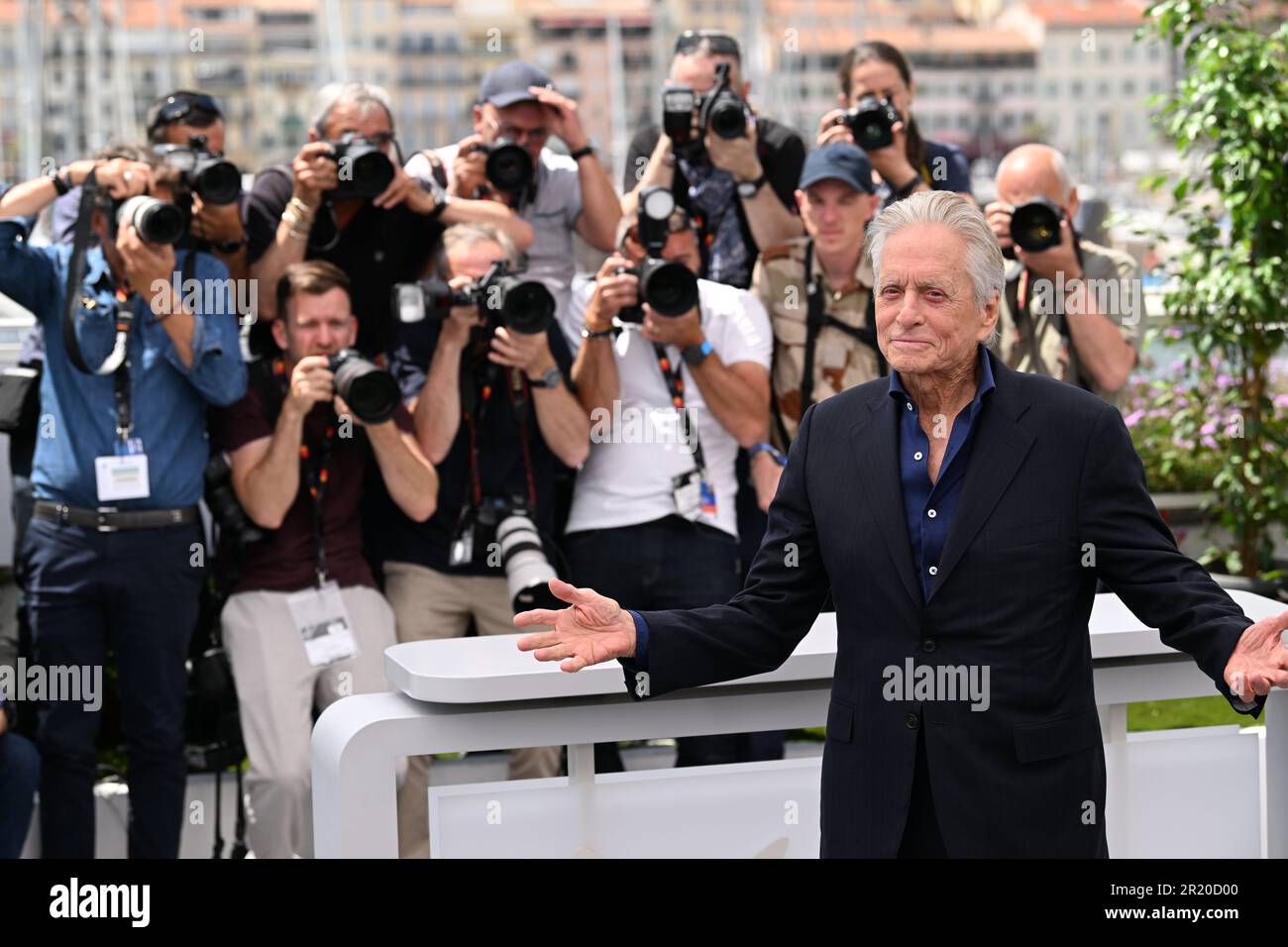 Michael Douglas attending photocall for the Honorary Palme d'Or during ...