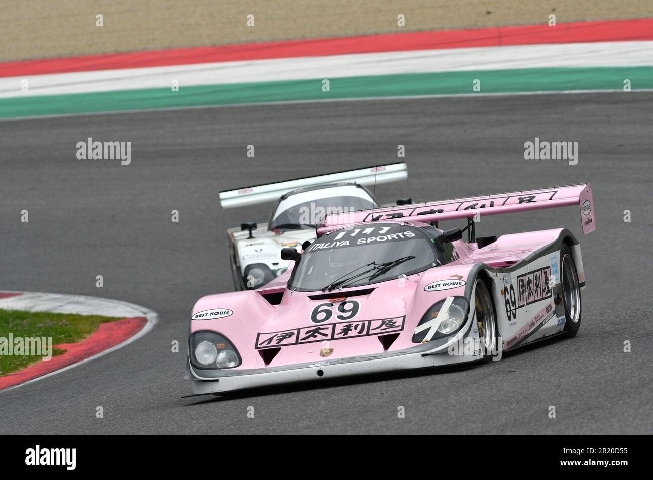 Scarperia, 2 April 2023: Porsche 962 C year 1990 in action during ...