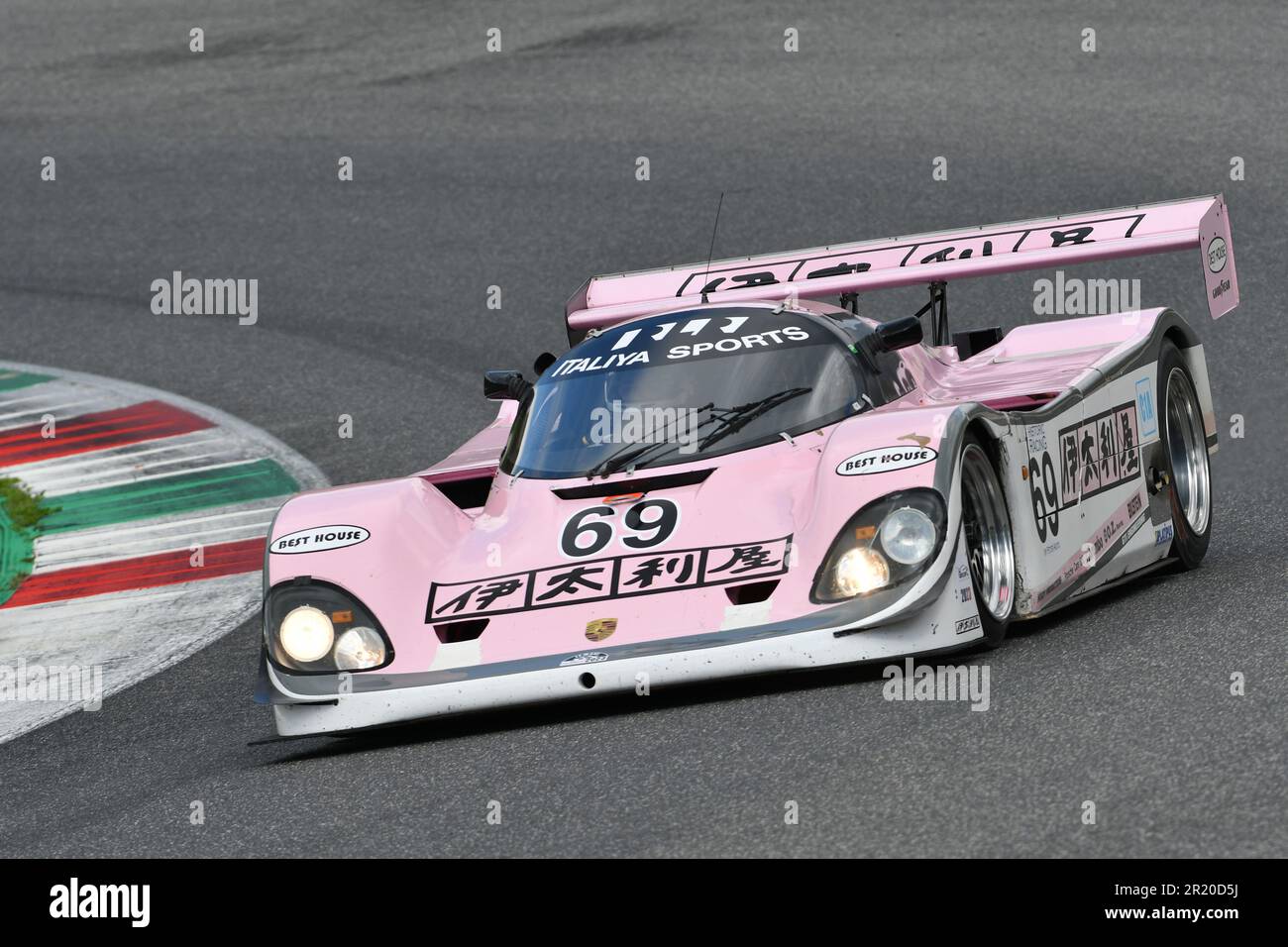 Scarperia, 2 April 2023: Porsche 962 C year 1990 in action during ...