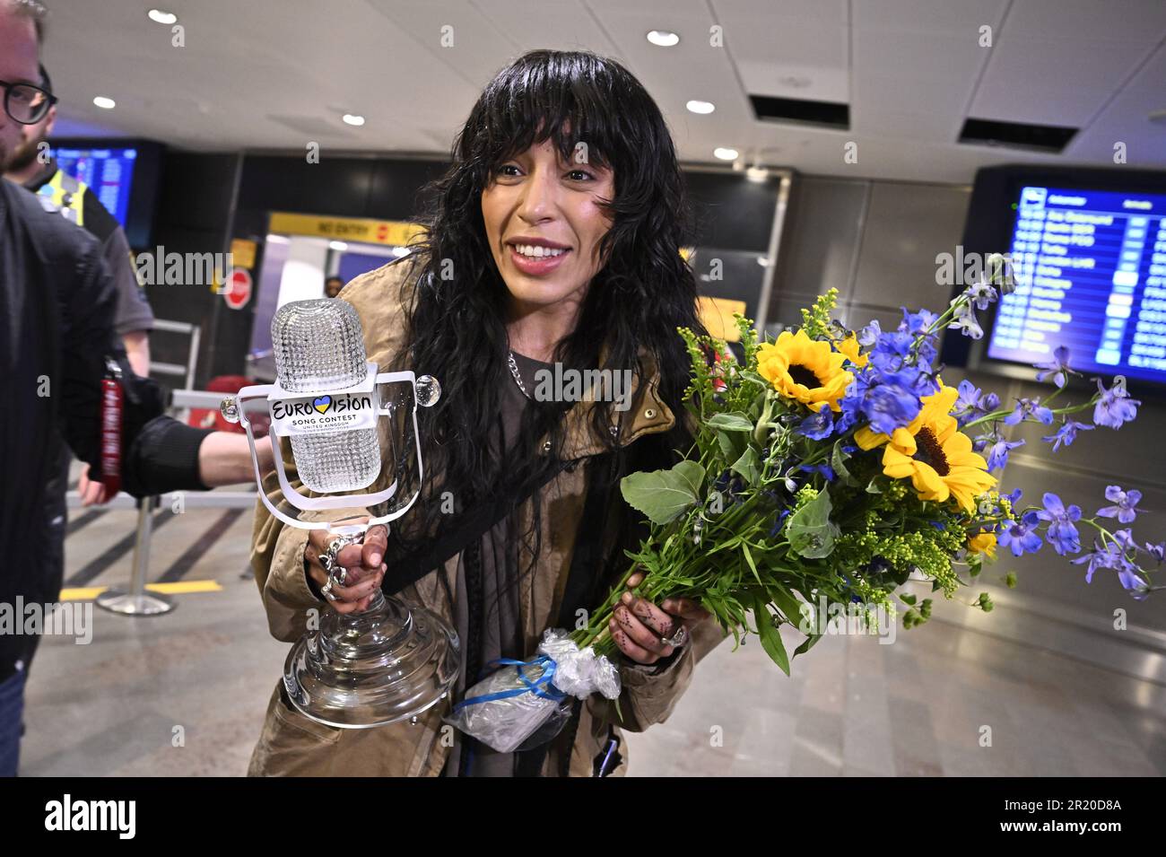 Eurovision Song Contest winner Loreen of Sweden arrives at Arlanda ...