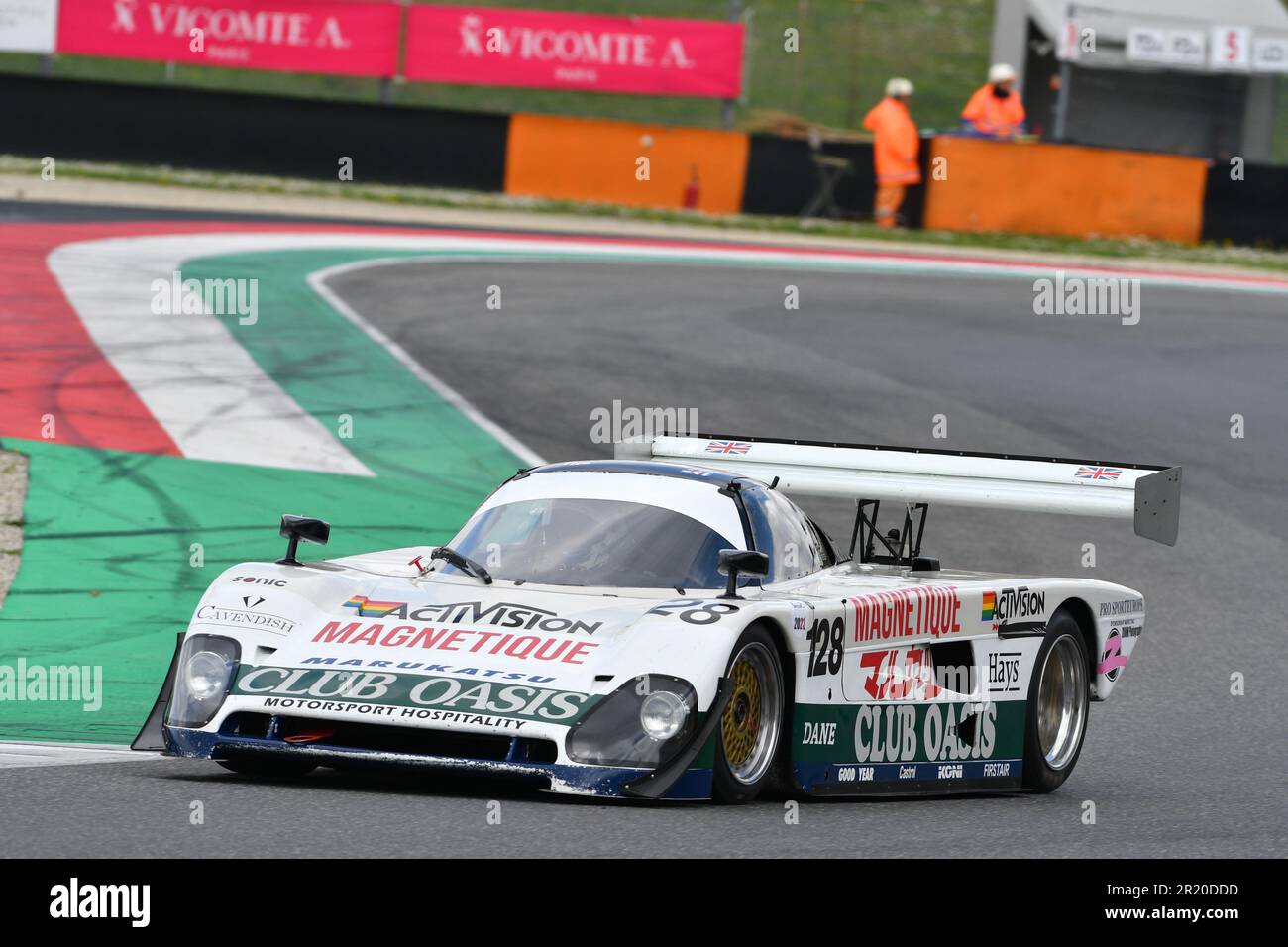 Scarperia, 2 April 2023: Spice SE90C year 1990 in action during Mugello ...