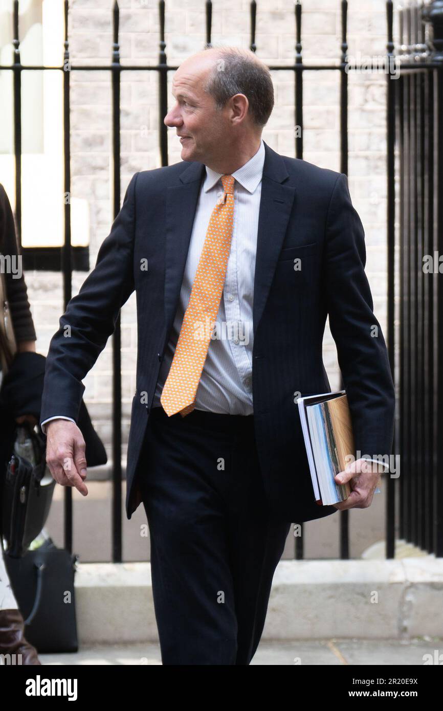 Land agent Charlie Ireland, from Clarkson's Farm, outside 10 Downing ...