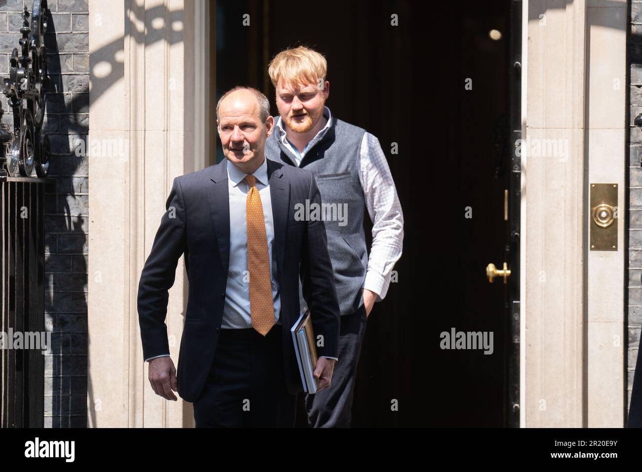 Land agent Charlie Ireland and farming contractor Kaleb Cooper, from ...