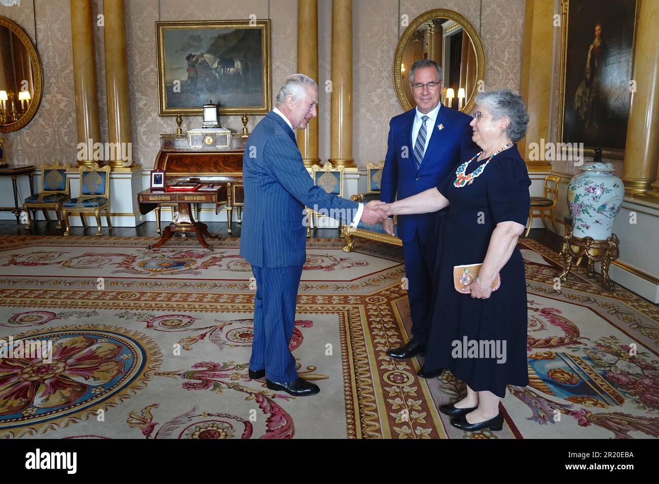 King Charles III receives the Lieutenant Governor of Saskatchewan ...