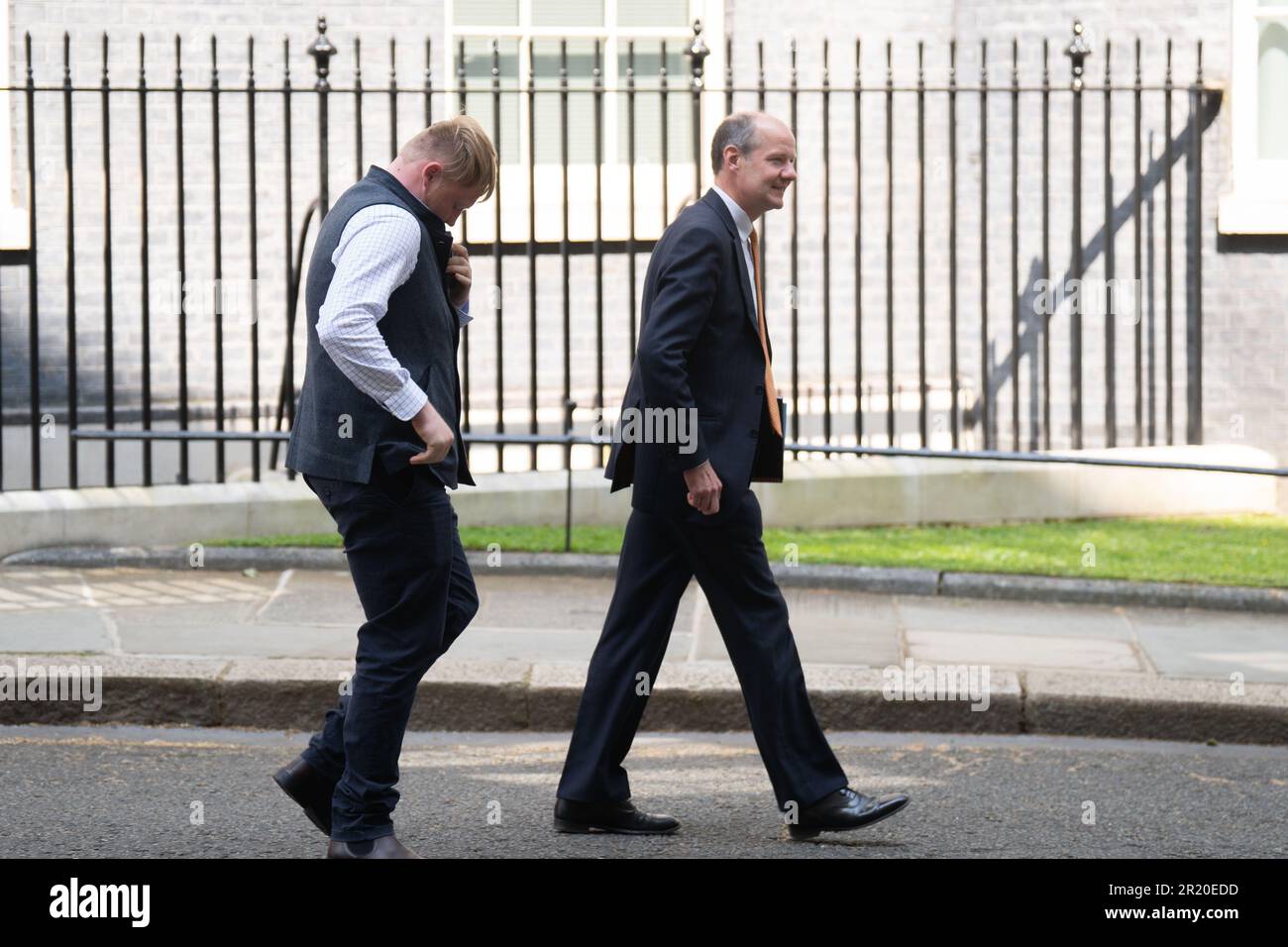 Farming contractor Kaleb Cooper and land agent Charlie Ireland, from ...
