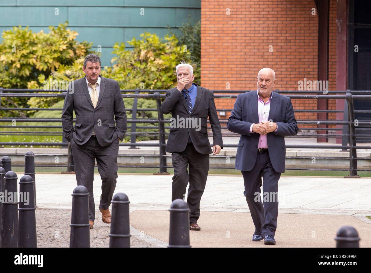(left to right) Colin Emerson, Conor Jordan and George Emerson ...