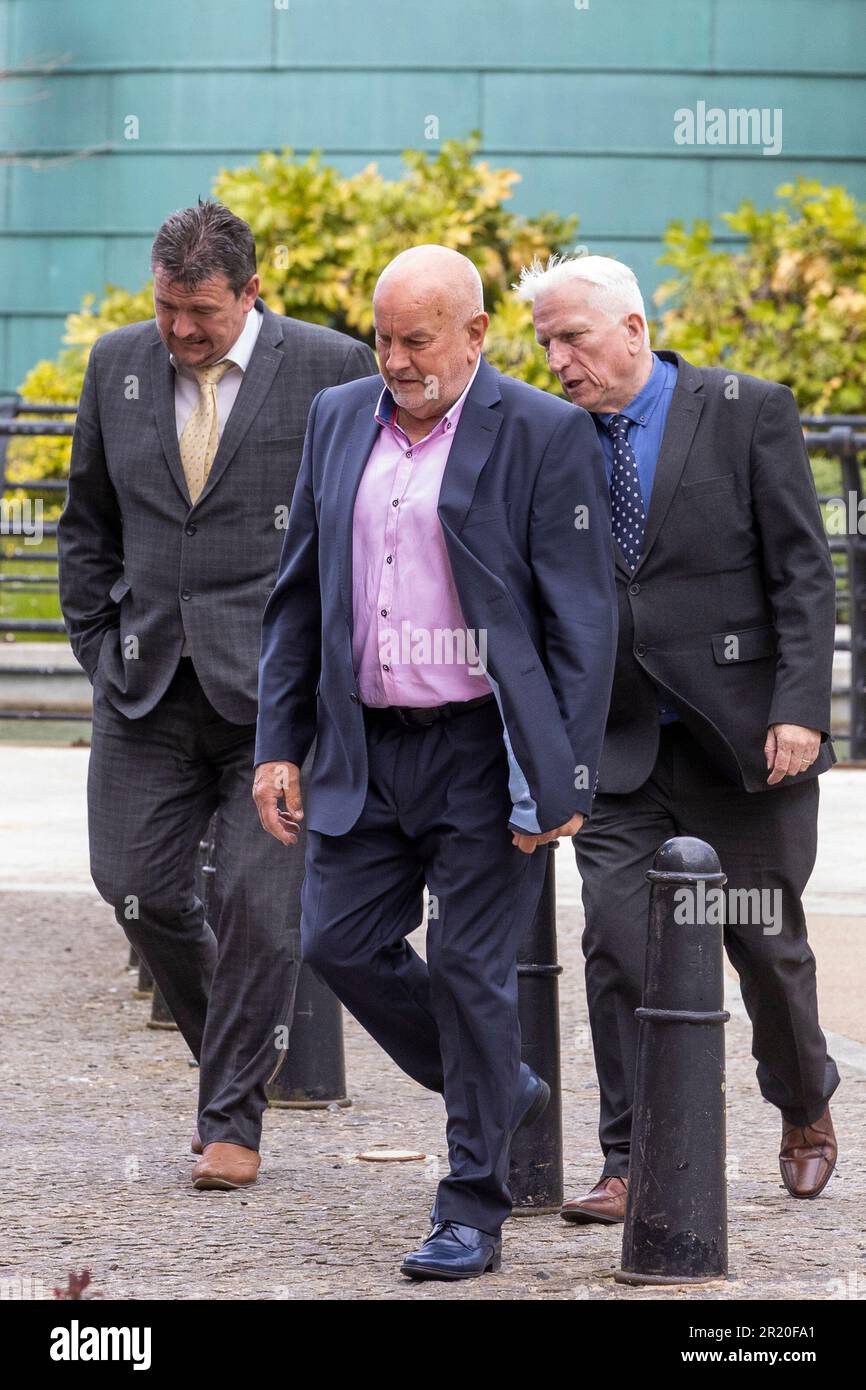 (left to right) Colin Emerson, George Emerson and Conor Jordan ...