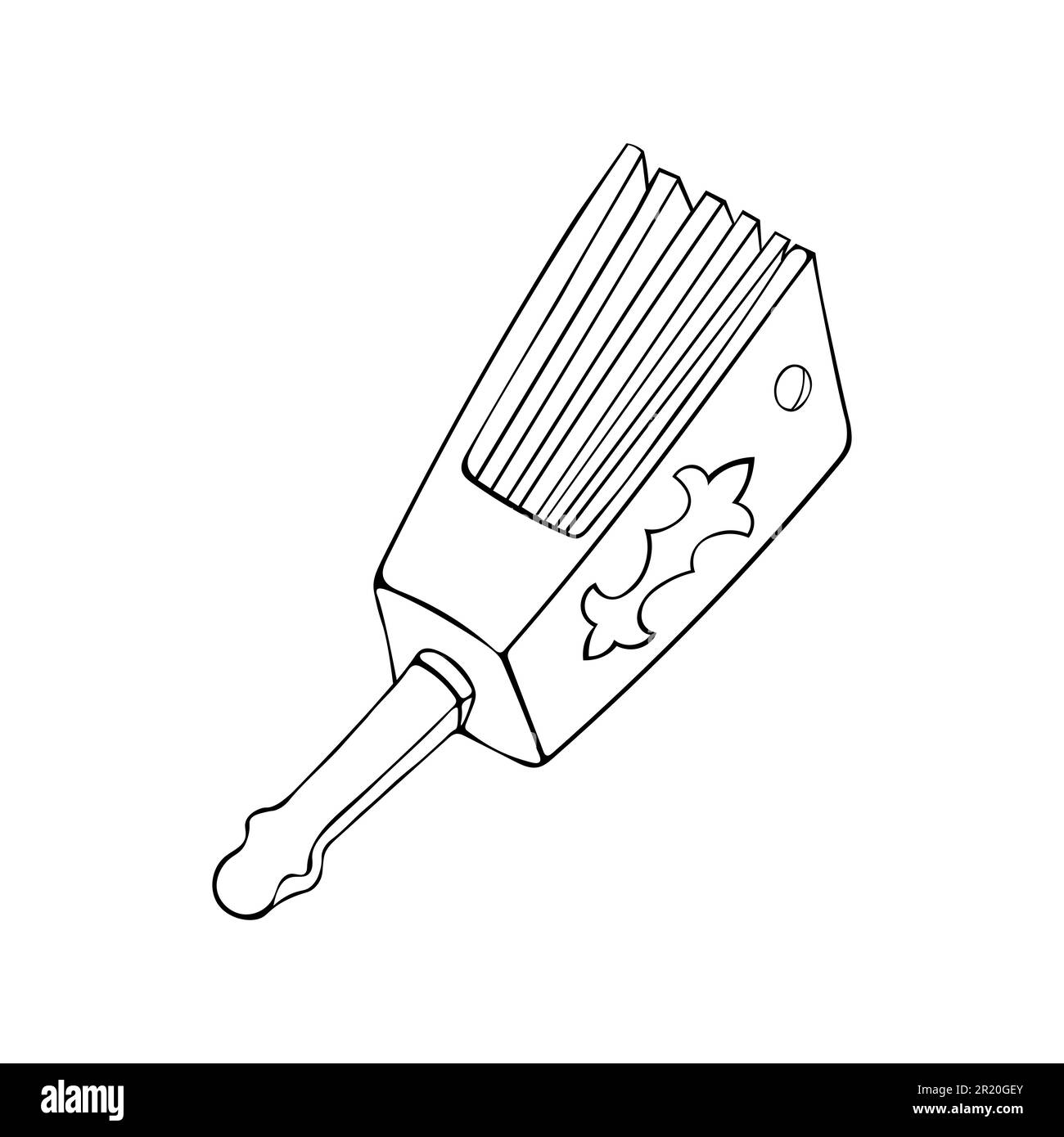 Saqpan Kazakh traditional folk musiacal instrument. Sakpan Vector ...