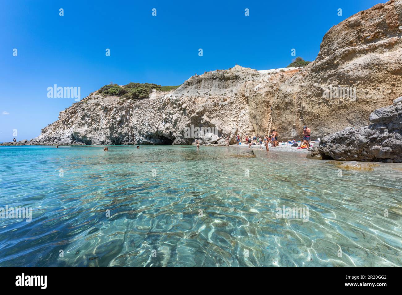 Milos beach greece tsigrado hi-res stock photography and images - Alamy
