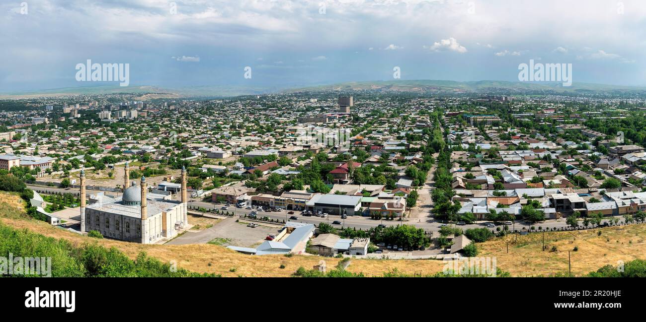 Osh, Kyrgyzstan - May 2022: Osh cityscape as seen from Suleiman ...