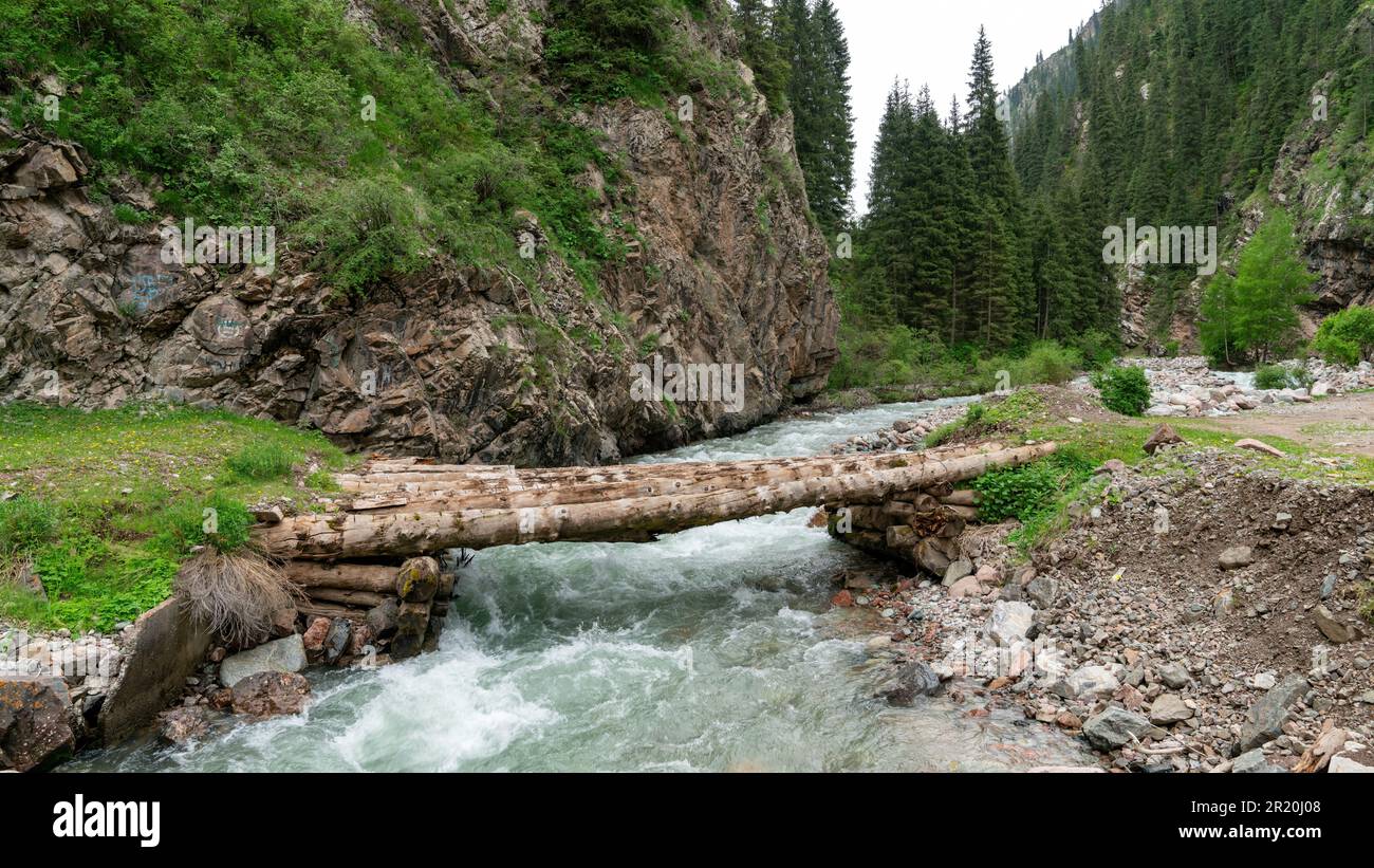 Jeti-Oguz Canyon in Kyrgyzstan is a breathtaking natural wonder, with ...