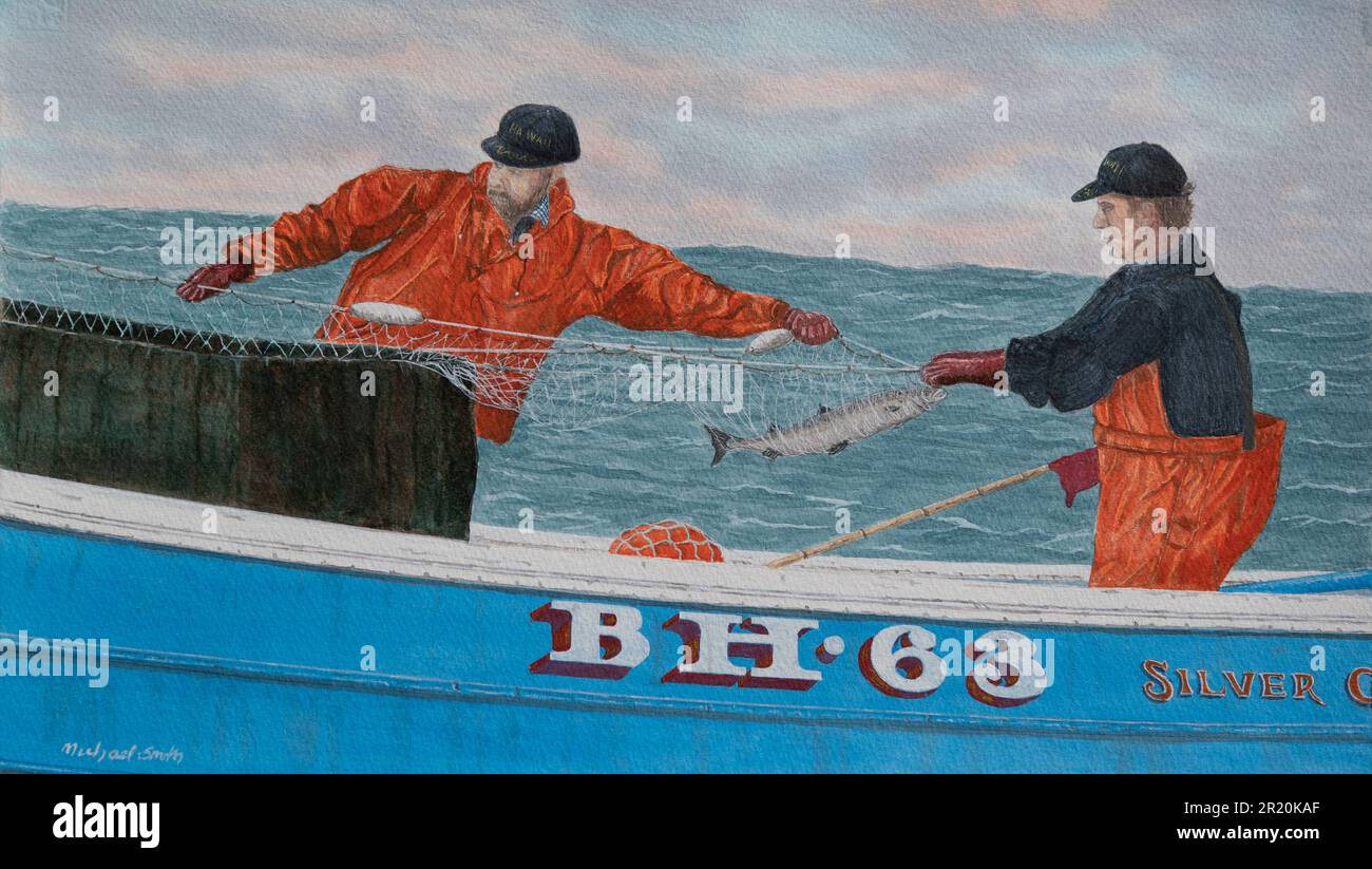 A series of watercolours by Mike Smith, an artist from Cullercoats in ...