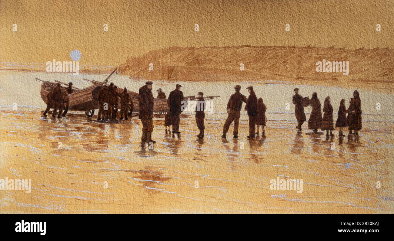 A series of watercolours by Mike Smith, an artist from Cullercoats in ...