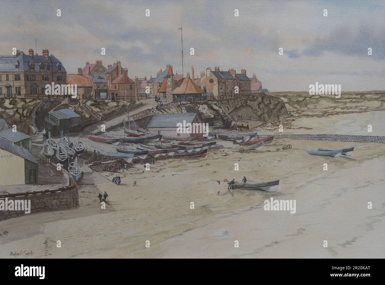A series of watercolours by Mike Smith, an artist from Cullercoats in ...