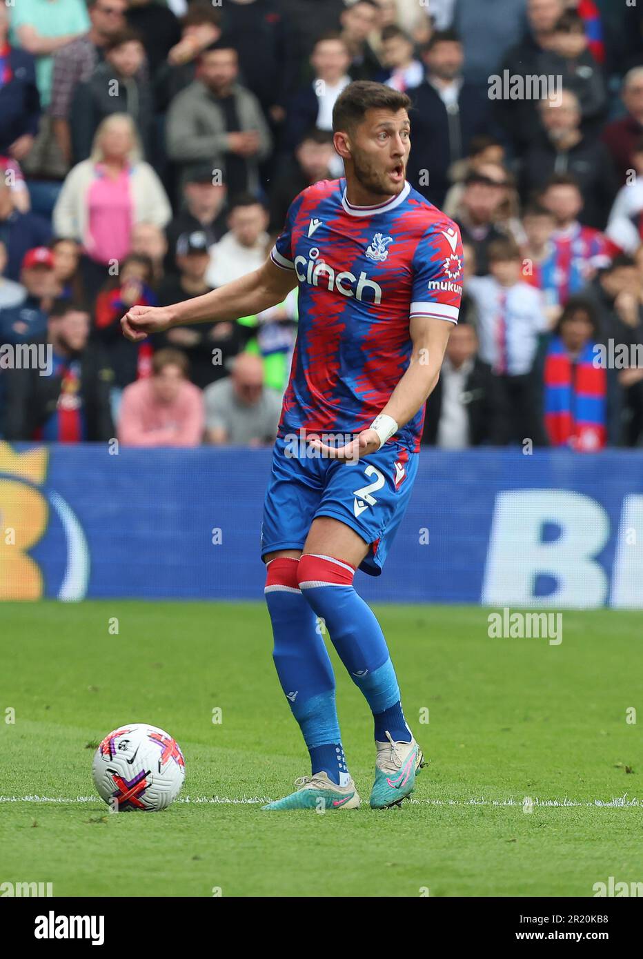 Crystal Palace's Joel Ward in action during English Premier League ...