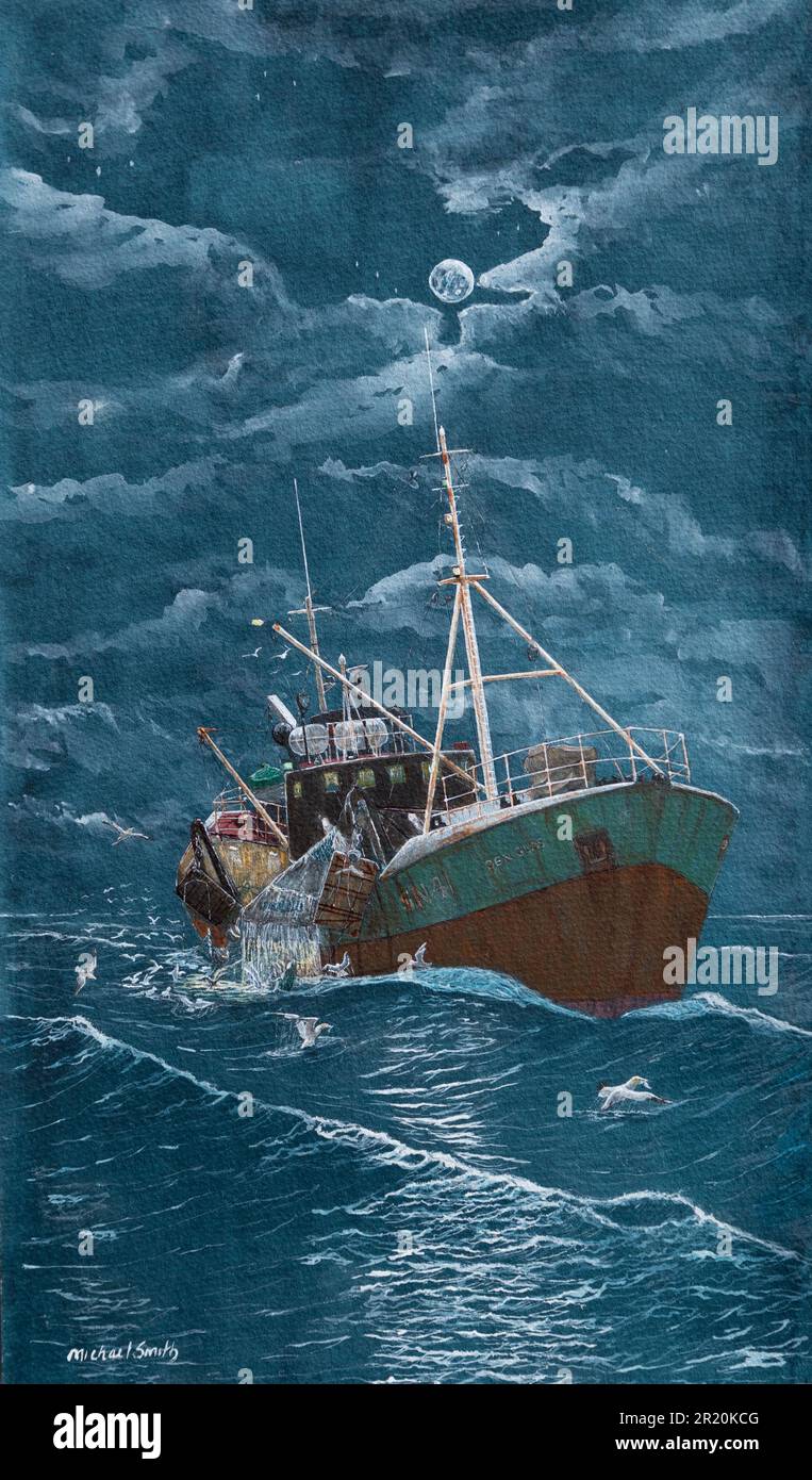 A series of watercolours by Mike Smith, an artist from Cullercoats in ...