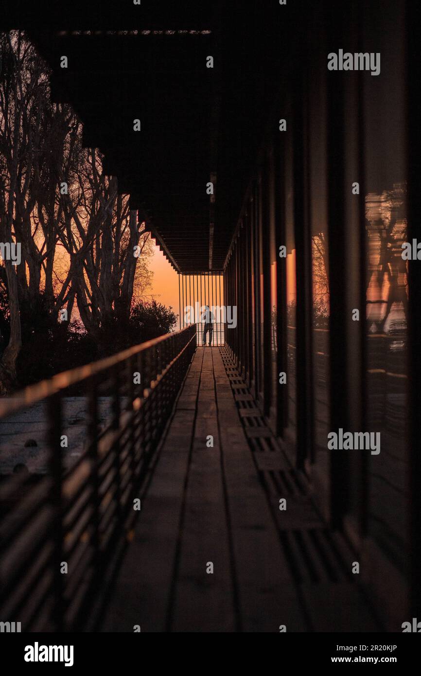 Dimly lit pathway hi-res stock photography and images - Alamy