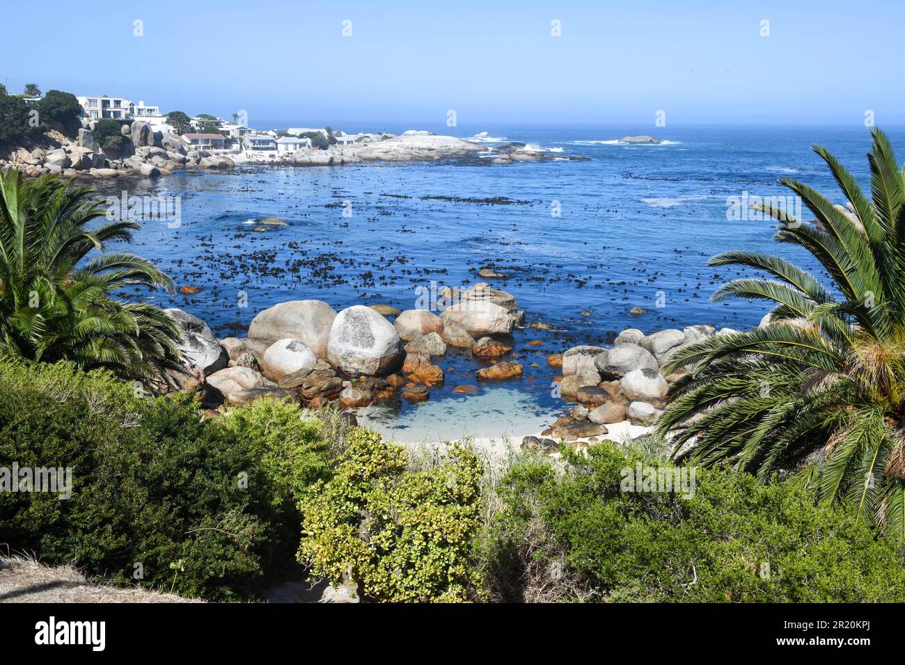 View at the beach of Clifton near Cape Town on South Africa Stock Photo ...