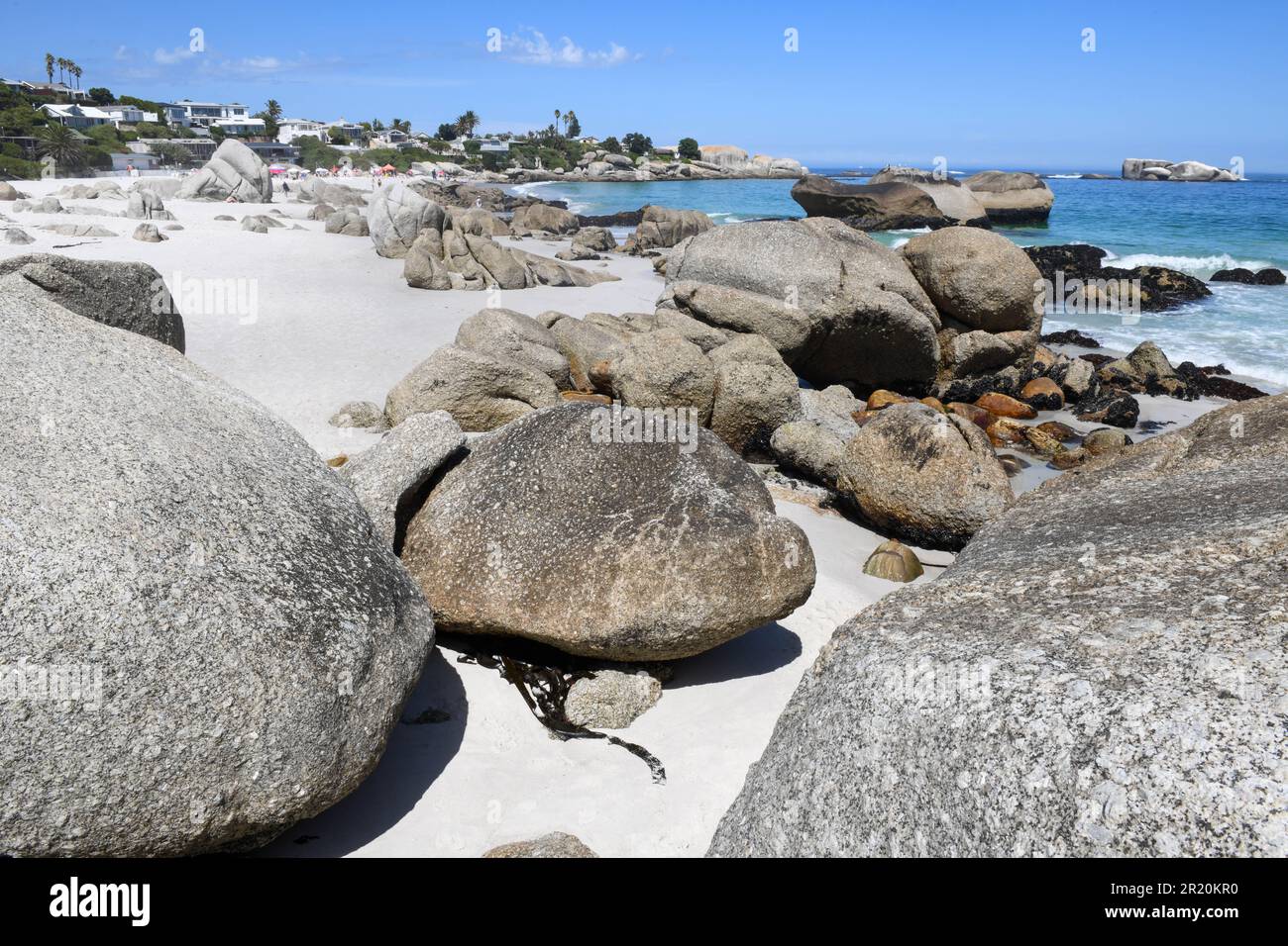 View at the beach of Clifton near Cape Town on South Africa Stock Photo ...