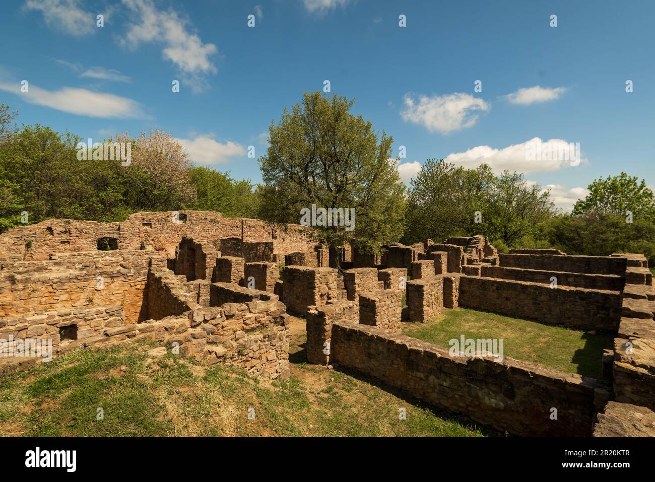 The Jakab-hill Palos Monastery in Hungary Mecsek mountains. magnificent ...