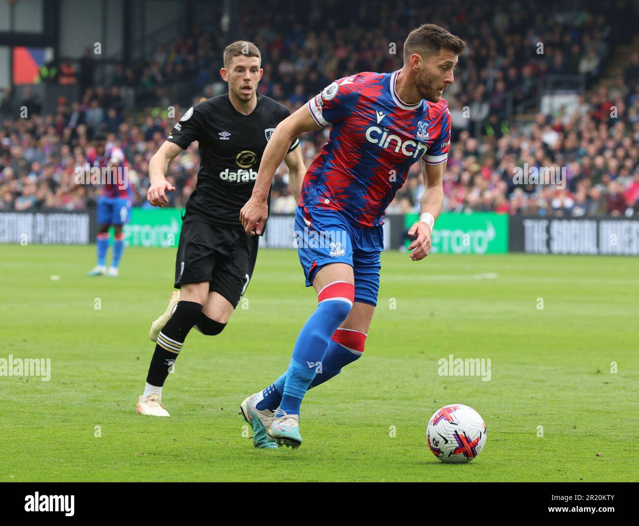 Crystal Palace's Joel Ward during English Premier League soccer match ...