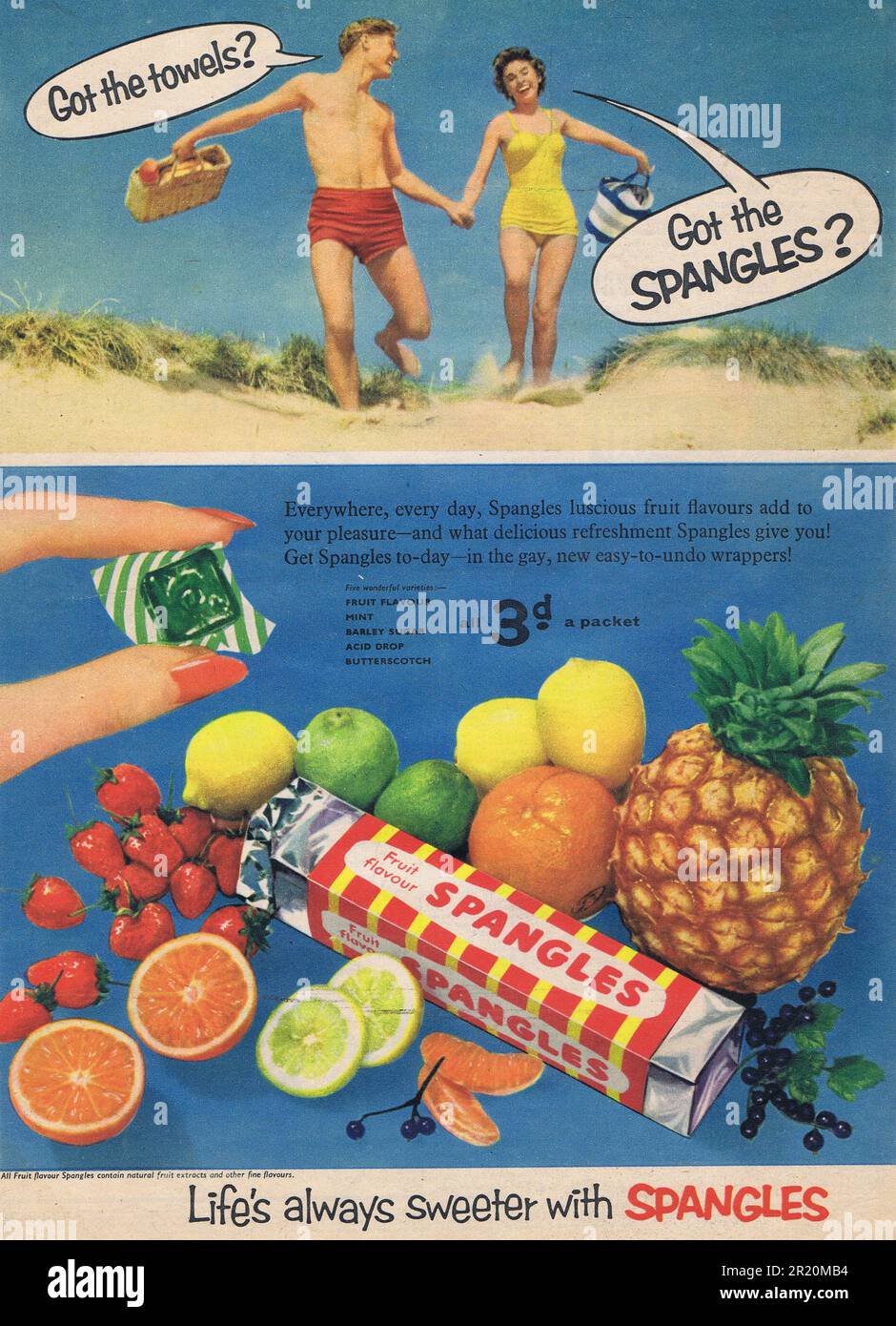 1950s adverts for food hi-res stock photography and images - Alamy