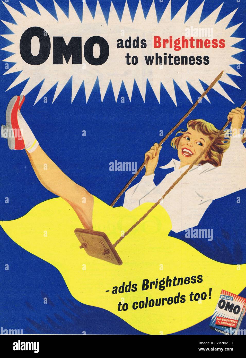 Omo washing powder 1960s hi-res stock photography and images - Alamy