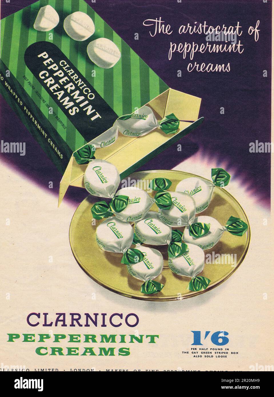 Clarnico peppermint creams hi-res stock photography and images - Alamy
