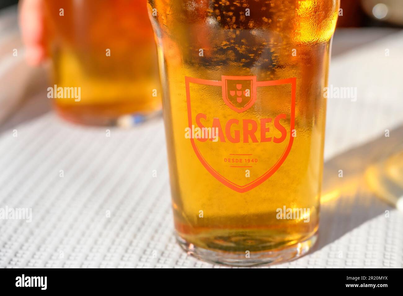 Sagres logo hi-res stock photography and images - Alamy