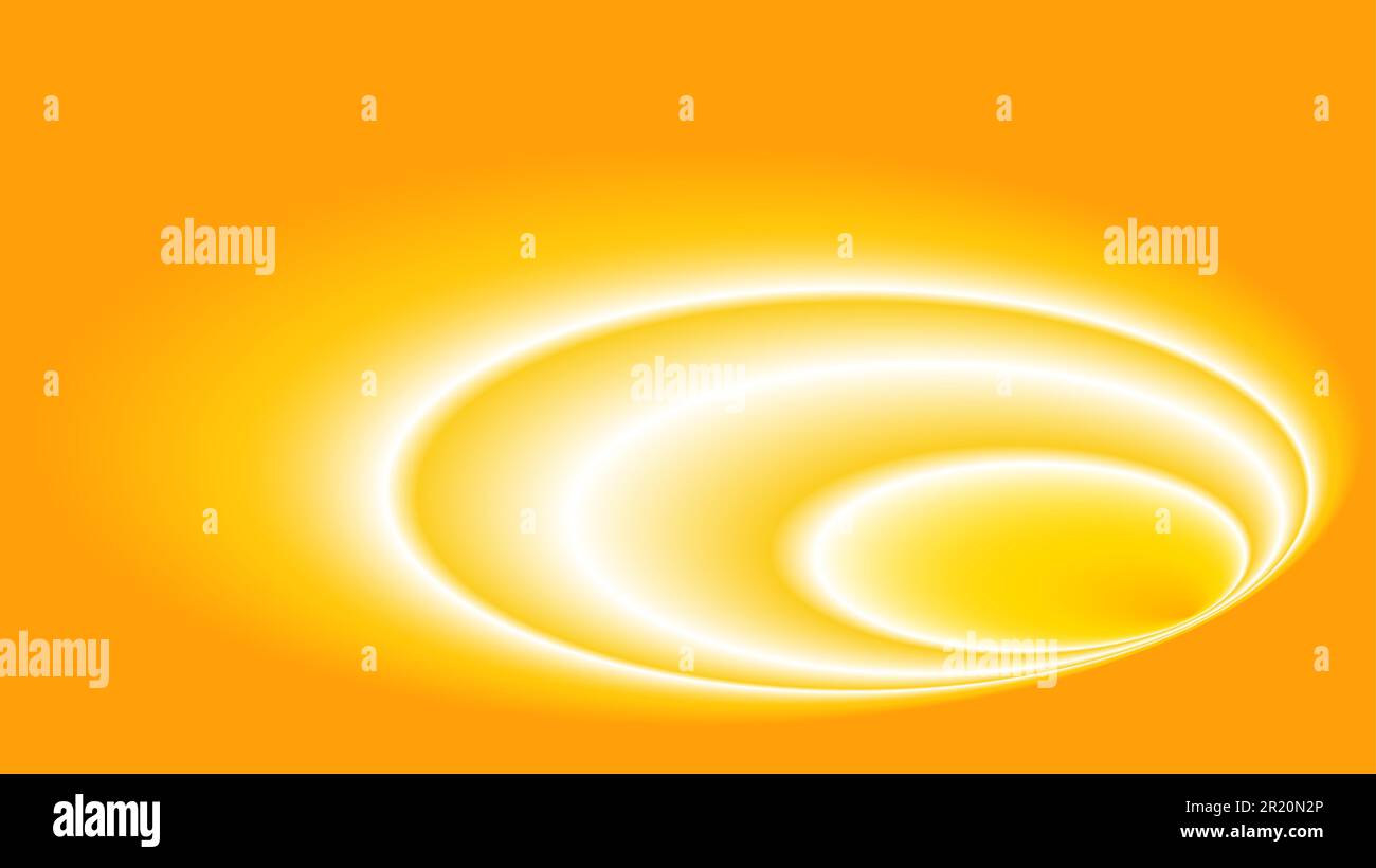 Yellow abstract cosmic magic magical beautiful unusual funnel, black ...