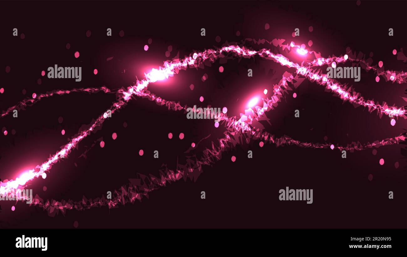 Abstract violet energy glowing bright fire colored mottled neon glowing ...