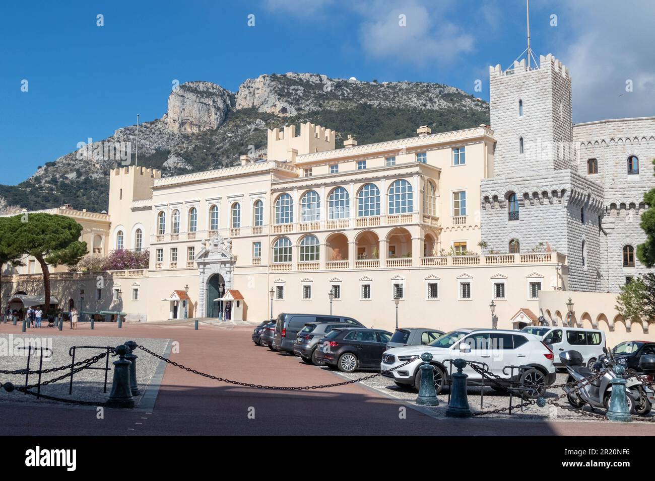 Monaco-Ville, Monaco, April 20th 2023:- A view of Prince’s Palace in ...